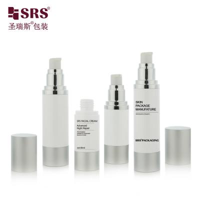 China Customization Wholesale 15ml 50ml Empty Cosmetic Lotion Serum Airless Pump Bottle 30ml for sale