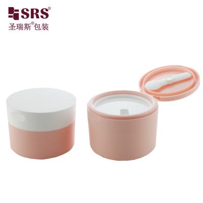 China 120g Luxury Printed Logo Plastic PP Custom Color Empty Containers For Body Scrub Jar for sale