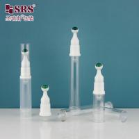 China Empty Round Shape Cosmetic Airless Eye Cream Roller Massage Gemstone Ball 15ml Roll On Bottle for sale