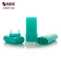 China 15ml 20ml Empty Oval Shape Pocket Size Sunscreen Balm Stick Deodorant Container for sale