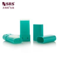China 15ml 20ml Empty Oval Shape Pocket Size Sunscreen Balm Stick Deodorant Container for sale