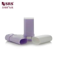 China 20g Empty Oval Shape PP Plastic Anti-Itch Balm Custom Color Empty Deodorant Container Stick for sale