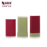 China 20g Oval Shape Empty PP Stick Twist Up Personal Care Container deodorant packaging for sale