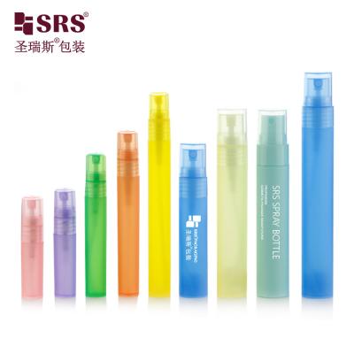 China Round Pen Shape PP PCR Recycled Material Fine Mist 10ml Spray Bottle for sale