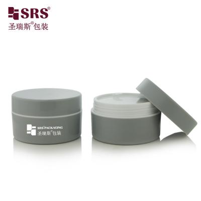 China Eco Friendly Jars  Body Scrub Custom Logo Empty Double Wall Cream Frosted Cosmetic Jar for sale