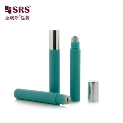 China 8ml Empty 304 Stainless Steel Ball PP Injection Custom Color Under Eye Roll On Bottle for sale