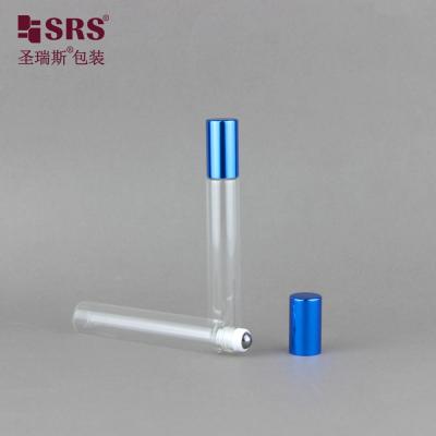 China Empty Cosmetic Packaging 1/3 oz Glass Bottle Essential Oil Roller Bottles 10ml for sale