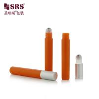 China 8ml Round Shape PP Injection Color Empty Cosmetic Packaging Hair Serum Roller Massage Bottle for sale