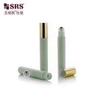 China 8ml New Injection Color Frosted Plastic PP PCR Recycled Serum Steel Roller Eye Bottle for sale