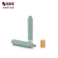 China PP Recycled Empty Cosmetic Packaging Airless Massage Applicator 10ml Roll On Bottle for sale