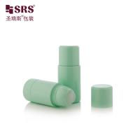 China 50ml 75ml PP PCR Recycled Replaceable Double Wall Roller Roll Deodorant Bottle for sale