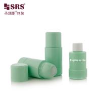 China 50ml 75ml PP PCR Recycled Replaceable Double Wall Roller Roll Deodorant Bottle for sale