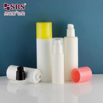 China Empty Injection Spray Customize Color PP PCR Recycled Snap On Airless Bottle 30ml for sale
