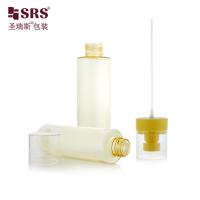 China 150ml Injection Semi-Transparent Color Plastic PCR Recycled Material Sprayer PET Cosmetic Bottle for sale