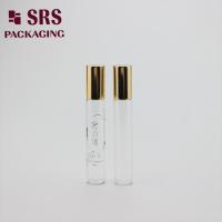 China 8ml transparent roll on perfume oil glass bottle empty for sale