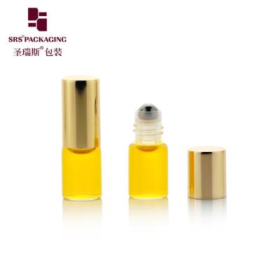 China BLP-2MLml Glass Tube Roll On Bottle for Custom Samples Roller Steel Ball Bottles For Perfume Oil for sale