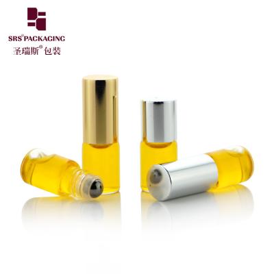 China BLP-2ml Round Roll On Container Steel Roller Ball for Customized Packaging Essential Oil Glass Bottle No Leakage for sale