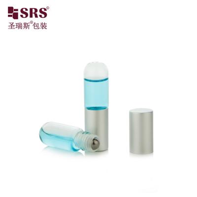 China BLP-3ML Stock Samples No Leakage Essential Oil Glass Bottle With Holder and Ball Factory Manufacturer No Leakage for sale