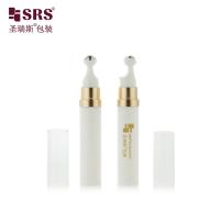 China A0035 7.5ml 10ml 15ml Luxury Injection PP Material Roll On Airless Pump Roller Bottle For Eye Serum for sale