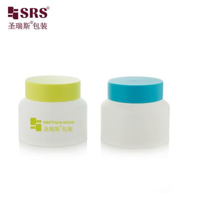 China SRST Facial Cream Recycled Plastic Jar with Free Samples With Stock Color Customization Available for sale