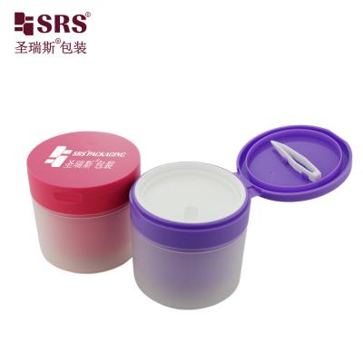 China SRS1 120g 150g Double Wall PP PCR Recycled Plastic Facial Clean Serum Jar Container For Cosmetic Cream for sale