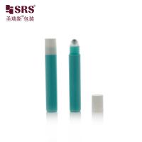 China RPP Round Injection Custom Color Ball Applicator Plastic PP PCR Empty Roller Steel Ball Bottle for Serum for sale