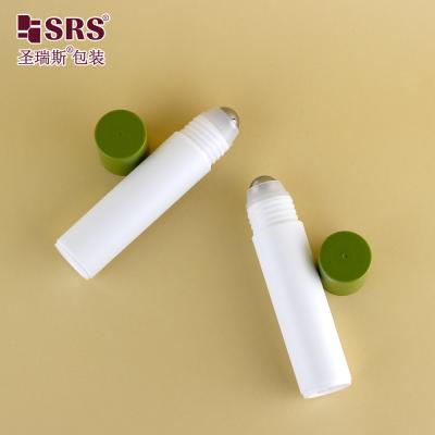 China 15mm Essential Oil  plastic  Roller Ball Bottle with Gold Cap 304 Stainless Steel Ball for Smooth and Precise Application for sale