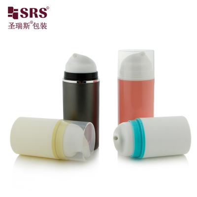 China PA602 Snap On Type Round Glossy Matte Injection Customization Hair Serum Refresh Gel Plastic Ailrss Bottle Packaging Shampoo for sale