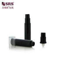 China A003 5ml 10ml 12ml 15ml Mini Pocket Size Plastic Round Airless Pump Bottle For Face Serum Cosmetic Packaging for sale