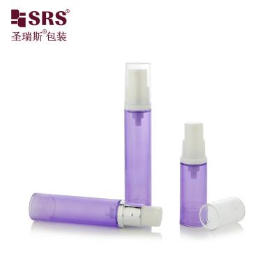 China A003 5ml 10ml 12ml 15ml Portable Hair Essence Press Style Airless Pump Serum Bottle Skin Care Packaing for sale