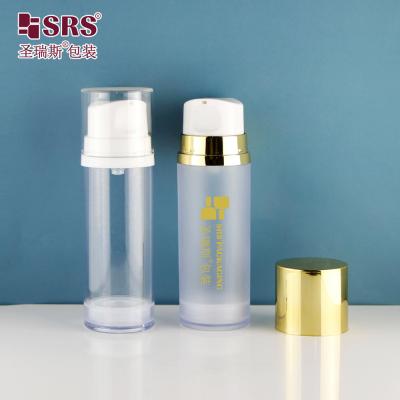 China A0215 50ML 120ML 150ML Single Wall AS Bottle Luxury Airless Lotion Bottle For Facial Serum Gel Foundation for sale