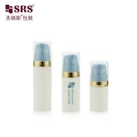China Eye Cream PP Pocket Vacuum Bottle With Pump Description Round Empty Cosmetic Packaging Single Wall for sale
