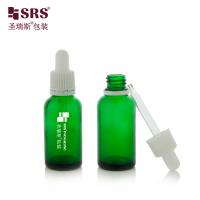China D004 Empty Transparent Amber Essential Oil Tamper Evident Luxury Customization Glass Dropper Bottle for sale