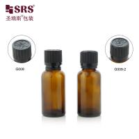 China G009-2 TE CRC Plastic Screw Cap Glass Bottle Semi-transparent Silk Screen Printing Packaging for sale