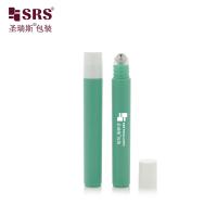 China RPP-10ML(C) Tall And Thin PP Plastic PP Matte Finished Empty Roller Bottle With Steel Ball For Eye Serum for sale