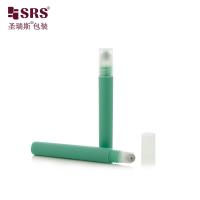 China RPPH-10ML(C) Antiperspirant Liquid Plastic Empty Custom Injection Color Green With Steel Ball PP Cap No Leakage for sale