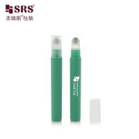 China RPPH-10ML(C) Antiperspirant Liquid Plastic Empty Custom Injection Color Green With Steel Ball PP Cap No Leakage for sale