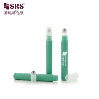 China RPPH-10ML(C) Antiperspirant Liquid Plastic Empty Custom Injection Color Green With Steel Ball PP Cap No Leakage for sale
