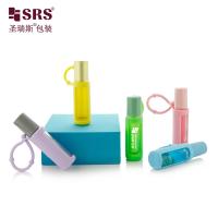 China BLPM-10ML Luxury Empty Clear Glass Roll On Essential Oil Bottle Packaging With Silicone Cover for sale