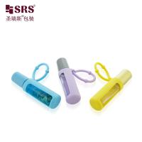 China BLPM-10ML Luxury Empty Clear Glass Roll On Essential Oil Bottle Packaging With Silicone Cover for sale