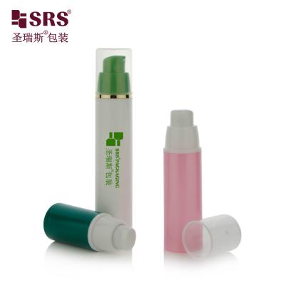 China A024 15ml 30ml 50ml Injection Custom Color PP PCR Airless Pump Bottle For Lotion Gel Foundation for sale