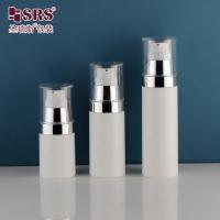 China PA212 15ml 30ml 50ml Metalized Silver Shoulder Plastic Airless Pump Bottle For Body Lotion for sale
