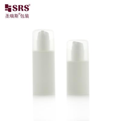 China PA213 30ml 50ml Oval Shape Custom Injection Color Plastic PP Airless Pump Bottle Cosmetic Packaging for sale