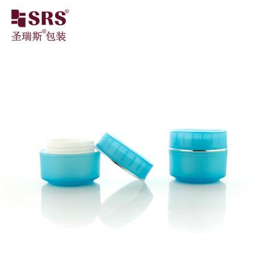 China SRSI Sleek Matte Finish Plastic Jars Ideal Semi-Translucent PP Packaging for Eye Creams Facial Gels Skincare Delights for sale