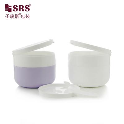 China SRSOB Chic 100g Flip Cap Custom PP Container Elevate Your Skincare Line with Personalized Mask Jar Packaging for sale