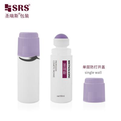 China RPPDF-90ML 3 oz Body Serum Antiperspirant Serum Deodorant Gel Roll On Bottle Packaging Customization for sale