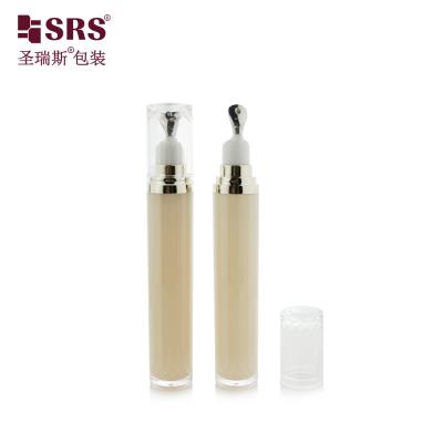 China LR001-15ML Painted Custom Color Luxury Clear Acrylic Eye Serum Bottle Packaging Cosmetic for sale