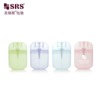 China PWU006 20ML 30ML Injection Custom Semi-Transparent Card Shape Spray Bottle With Fine Mist for sale