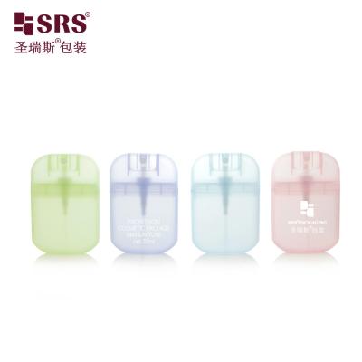 China PWU006 20ML 30ML Injection Custom Semi-Transparent Card Shape Spray Bottle With Fine Mist for sale