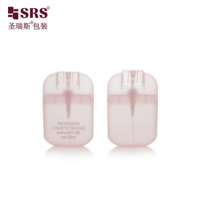China PWU006 20ML 30ML Customize Color Plastic PP Semi-Transparent Card Shape Sprayer Bottle for sale